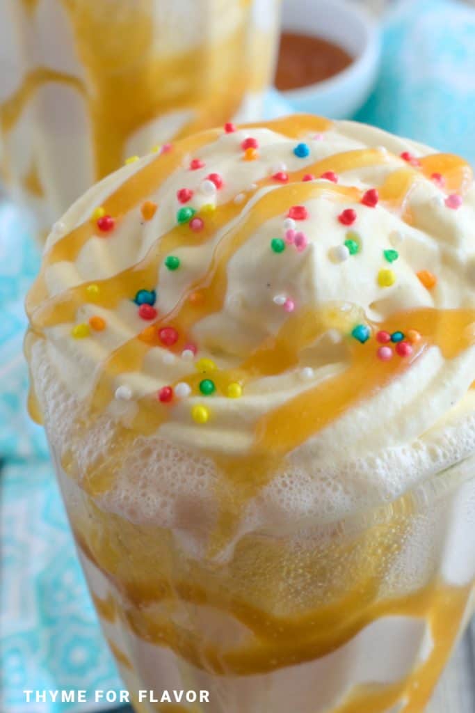 Caramel Milkshake | Thyme For Flavor