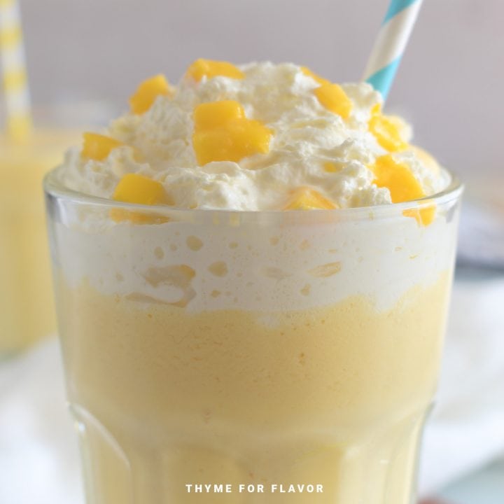 Mango Milkshake | Thyme For Flavor