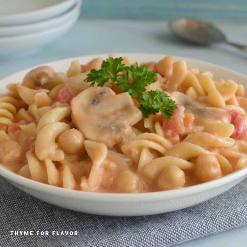 Pasta With Coconut Milk | Thyme For Flavor