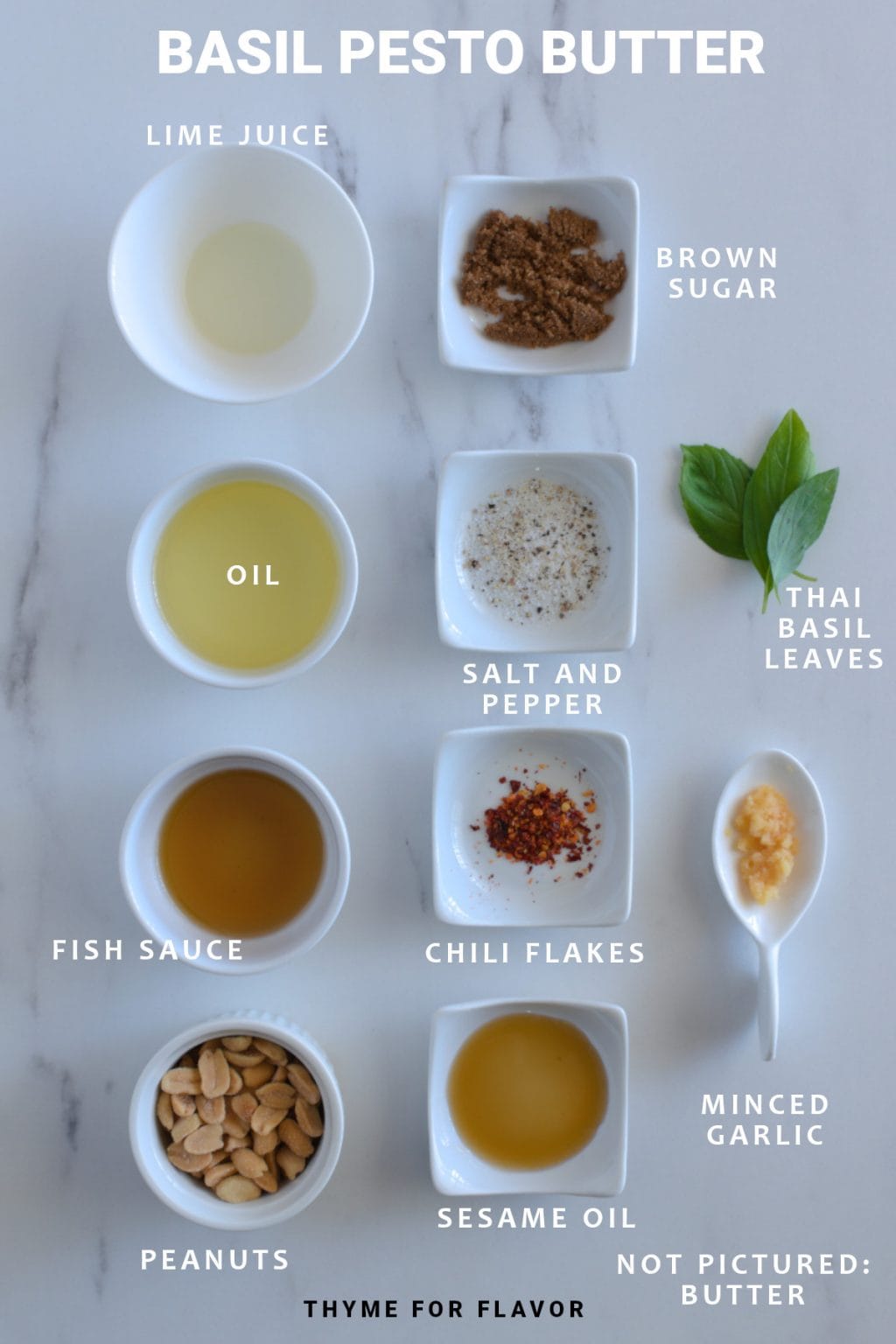 Thai Basil Pesto Butter | Thyme For Flavor