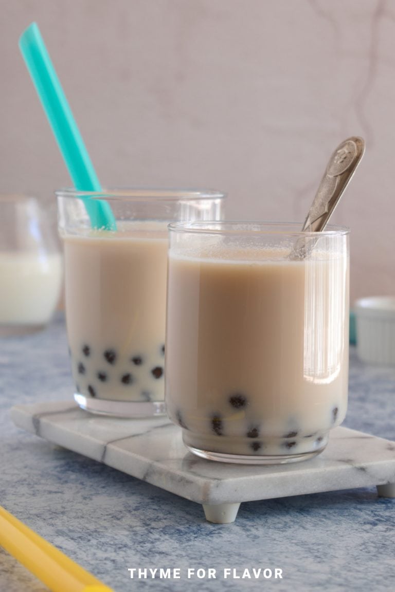 Caramel Milk Tea | Thyme For Flavor