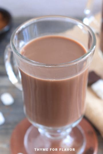 Oat Milk Hot Chocolate | Thyme For Flavor