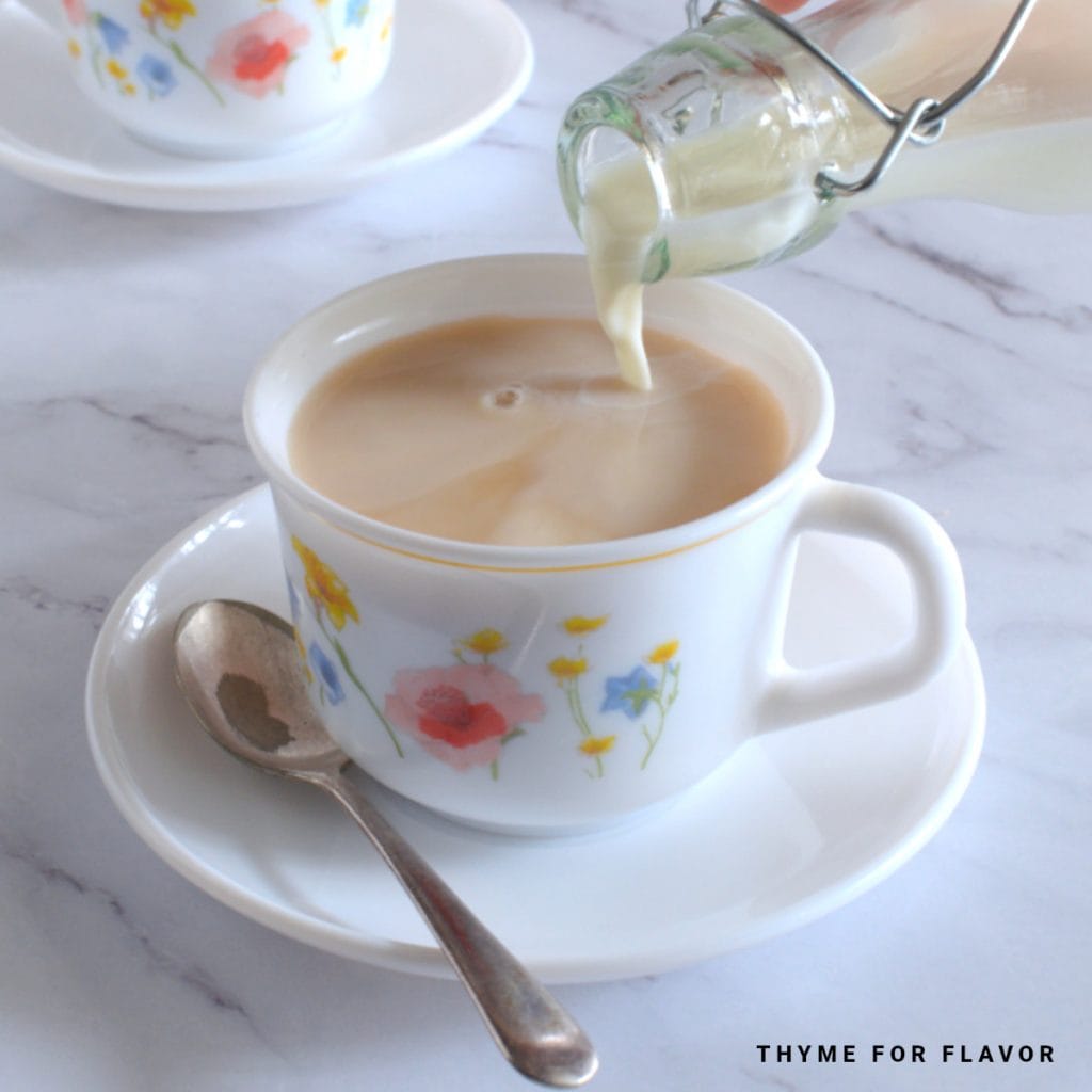Earl Grey Tea With Milk | Thyme For Flavor