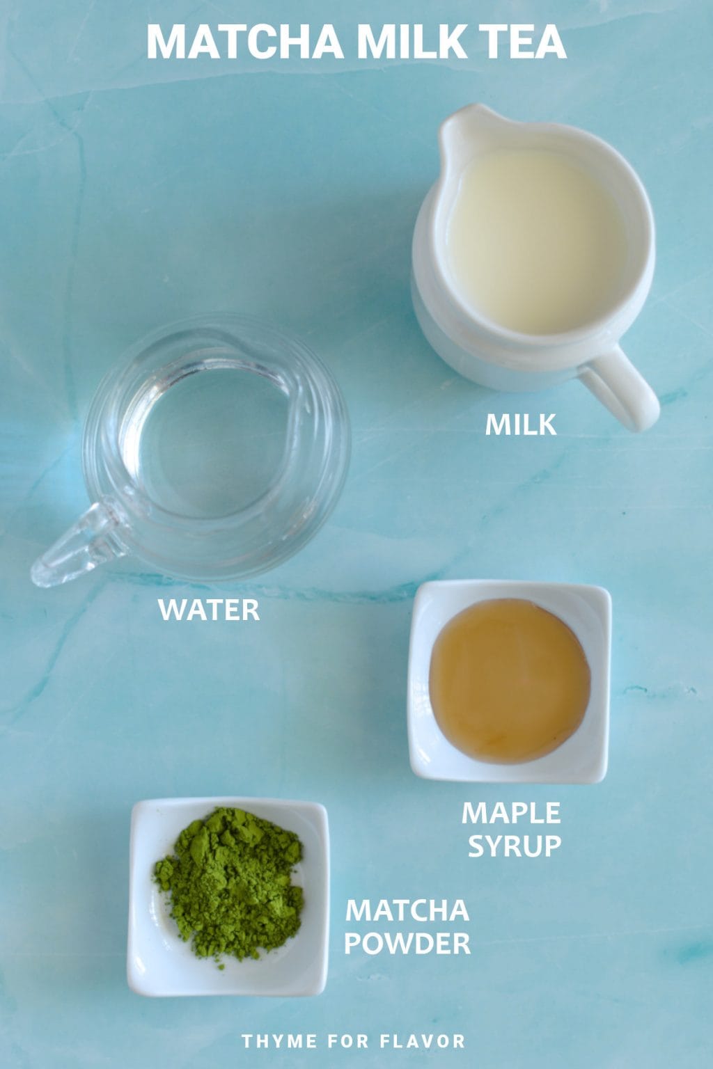 Matcha Milk Tea | Thyme For Flavor