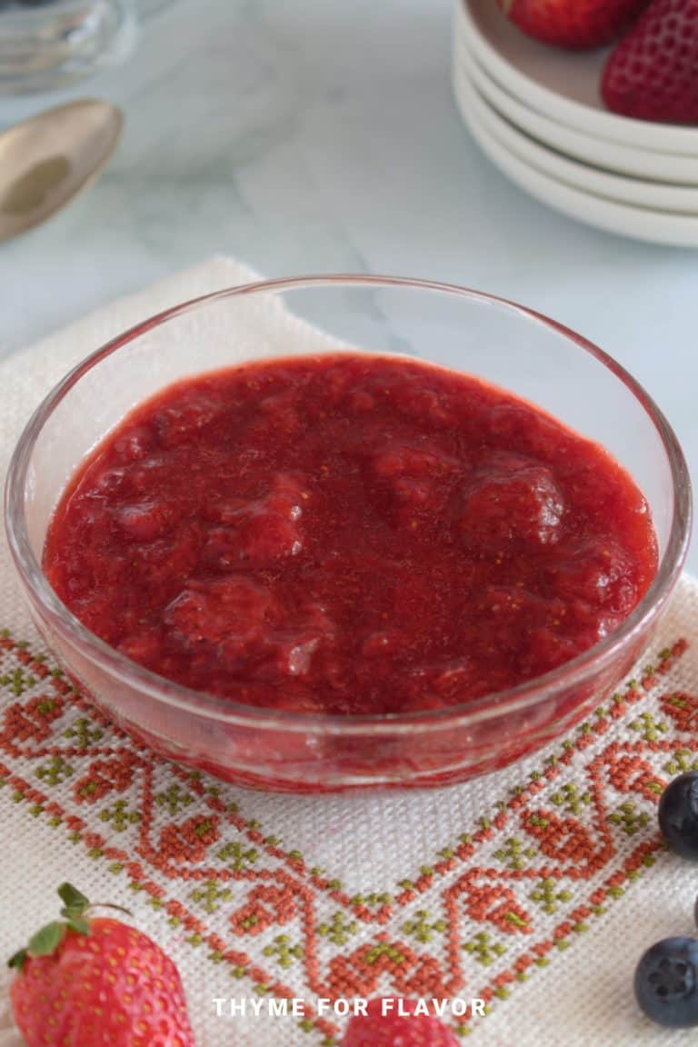 Strawberry Compote | Thyme For Flavor