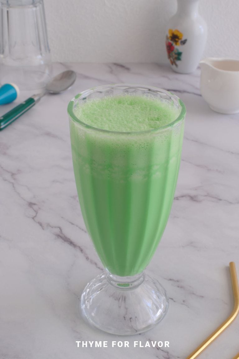Pandan Milkshake | Thyme For Flavor