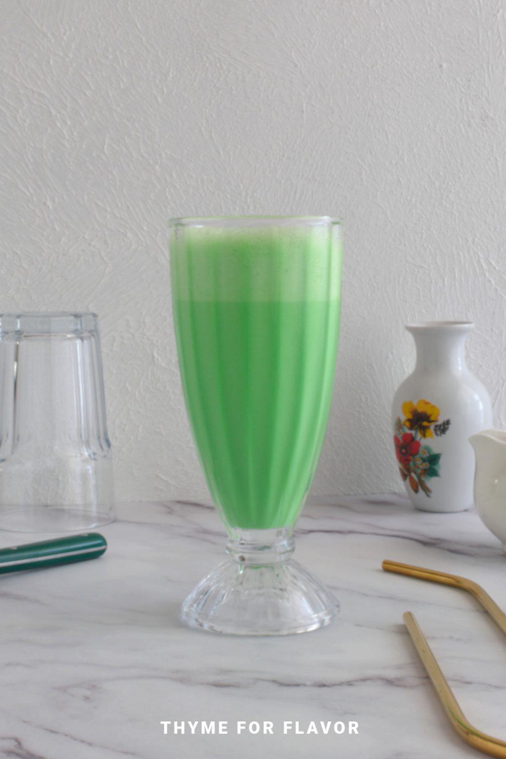 Pandan Milkshake | Thyme For Flavor