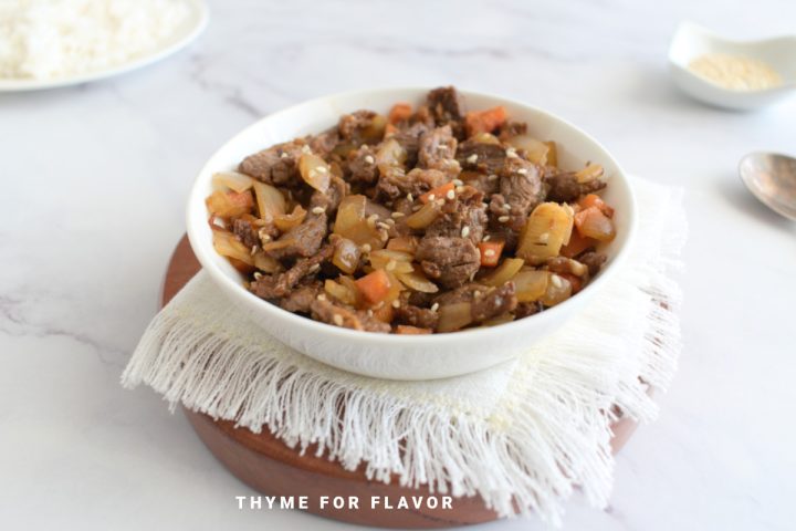 Beef Bulgogi Recipe | Thyme For Flavor
